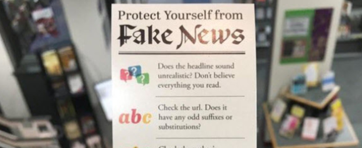 Library Helps Students Spot Fake News With This Brilliant Bookmark ...